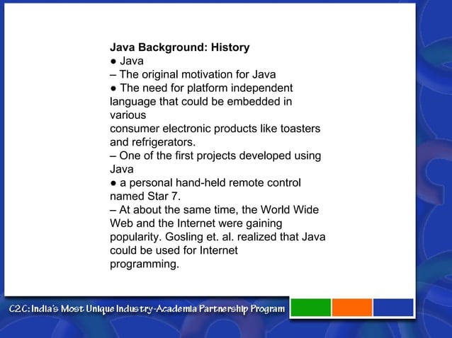 1 Introduction To Java Technology | PPT | Programming Languages | Computing