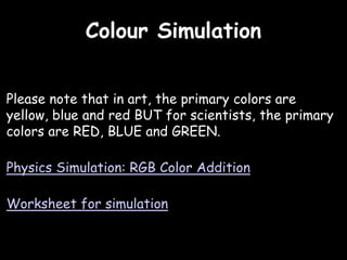 Introduction to Light Lesson for Middle School | PPTX