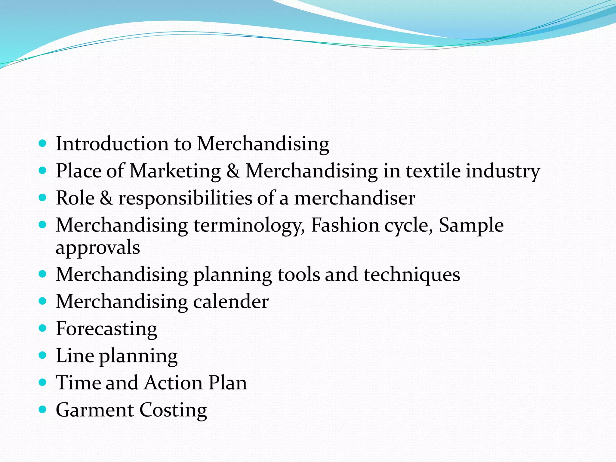 1Introduction to Merchandising | PPTX