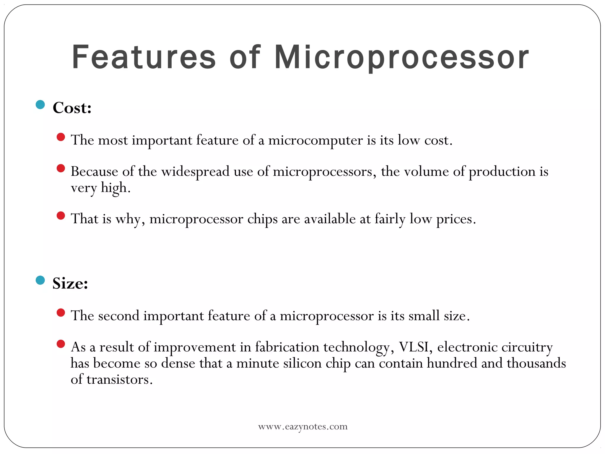 introduction to microprocessors | PPT
