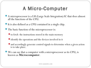 introduction to microprocessors | PPT