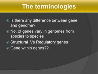 1 introduction to molecular biology | PPTX