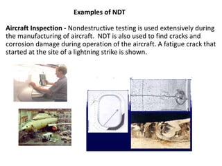 Introduction to nondestructive testing | PPTX