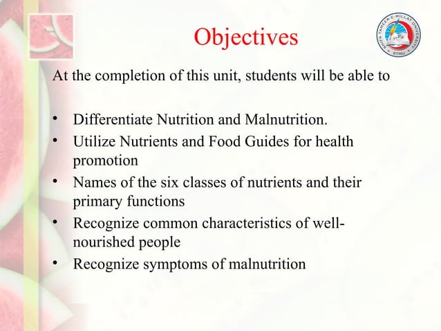 Introduction to Nutrition to know the fundamentals of nutrition.pptx