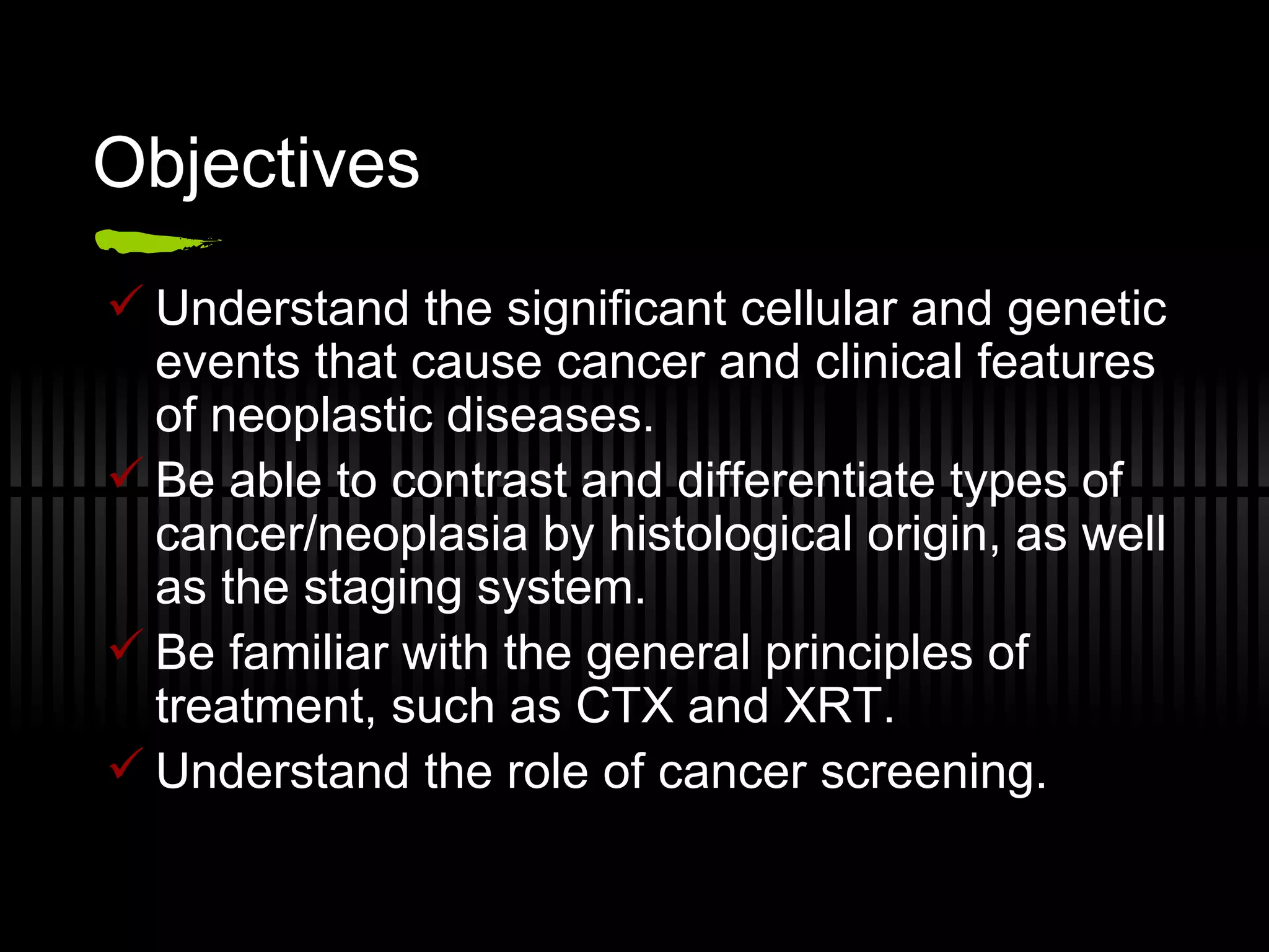 1 Introduction To Oncology | PPT