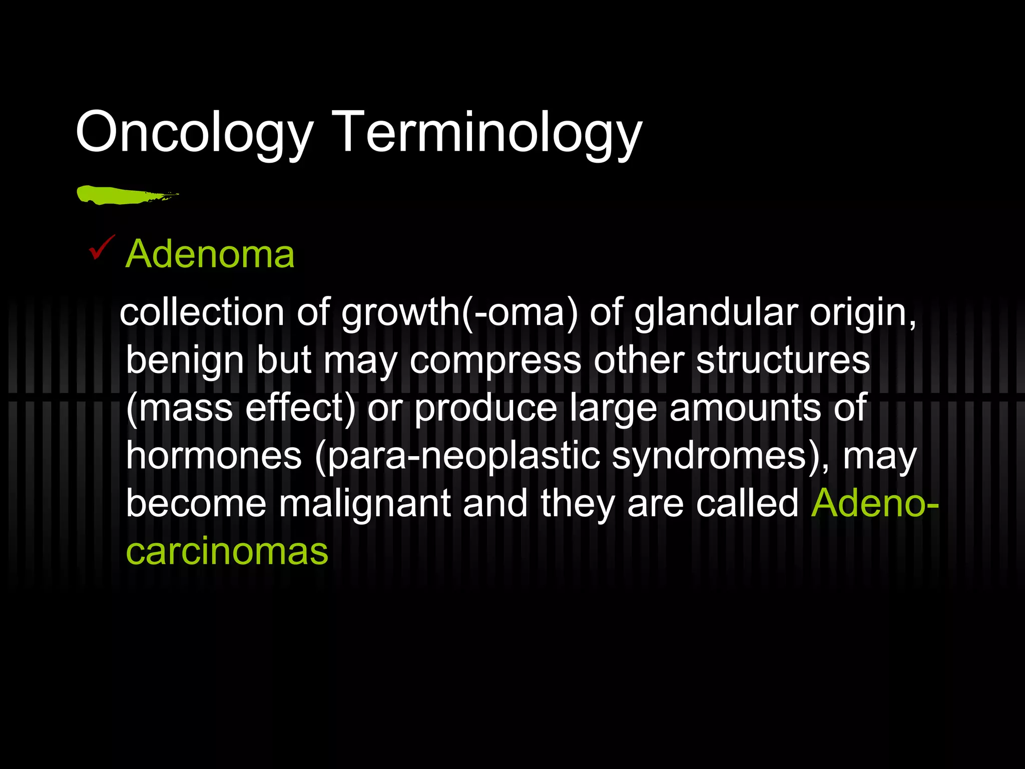 1 Introduction To Oncology | PPT