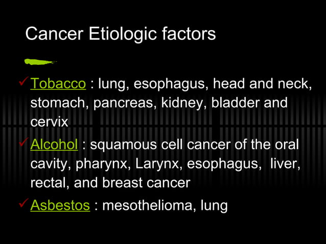 1 Introduction To Oncology | PPT | Cancer | Diseases and Conditions