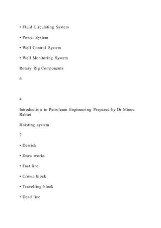 1Introduction to Petroleum Engineering Prepared by Dr Mino | DOCX