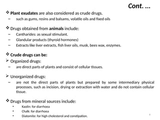 (1) Introduction to pharmacognosy lecture.pptx | Herbs and Supplements ...