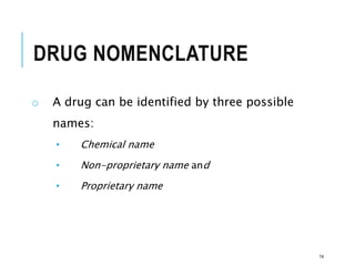 1 introduction to pharmacology | PPT