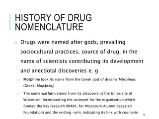 1 introduction to pharmacology | PPT