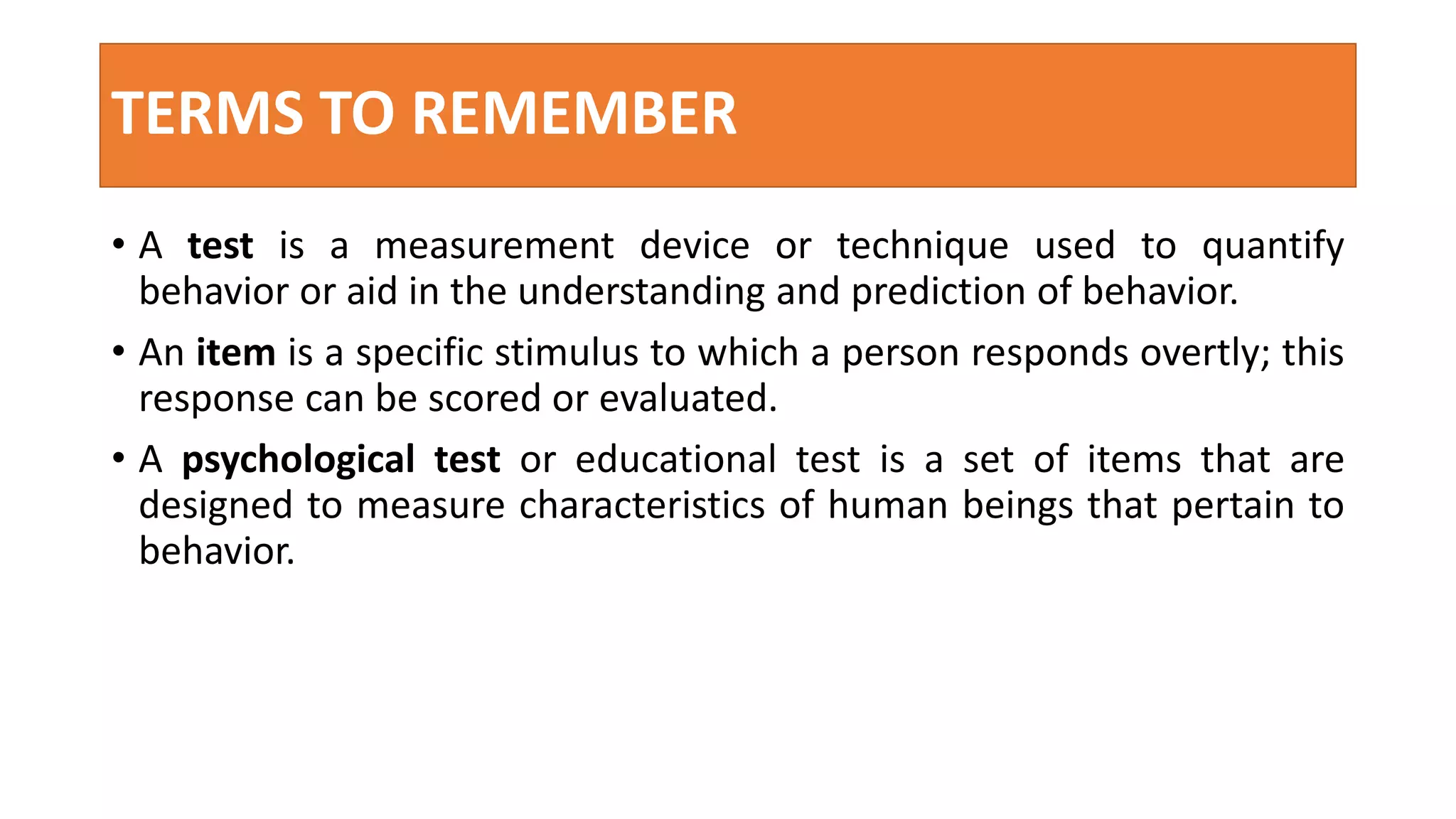 1 Introduction to Psychological Assessment | PPTX | Educational Assessment | Education