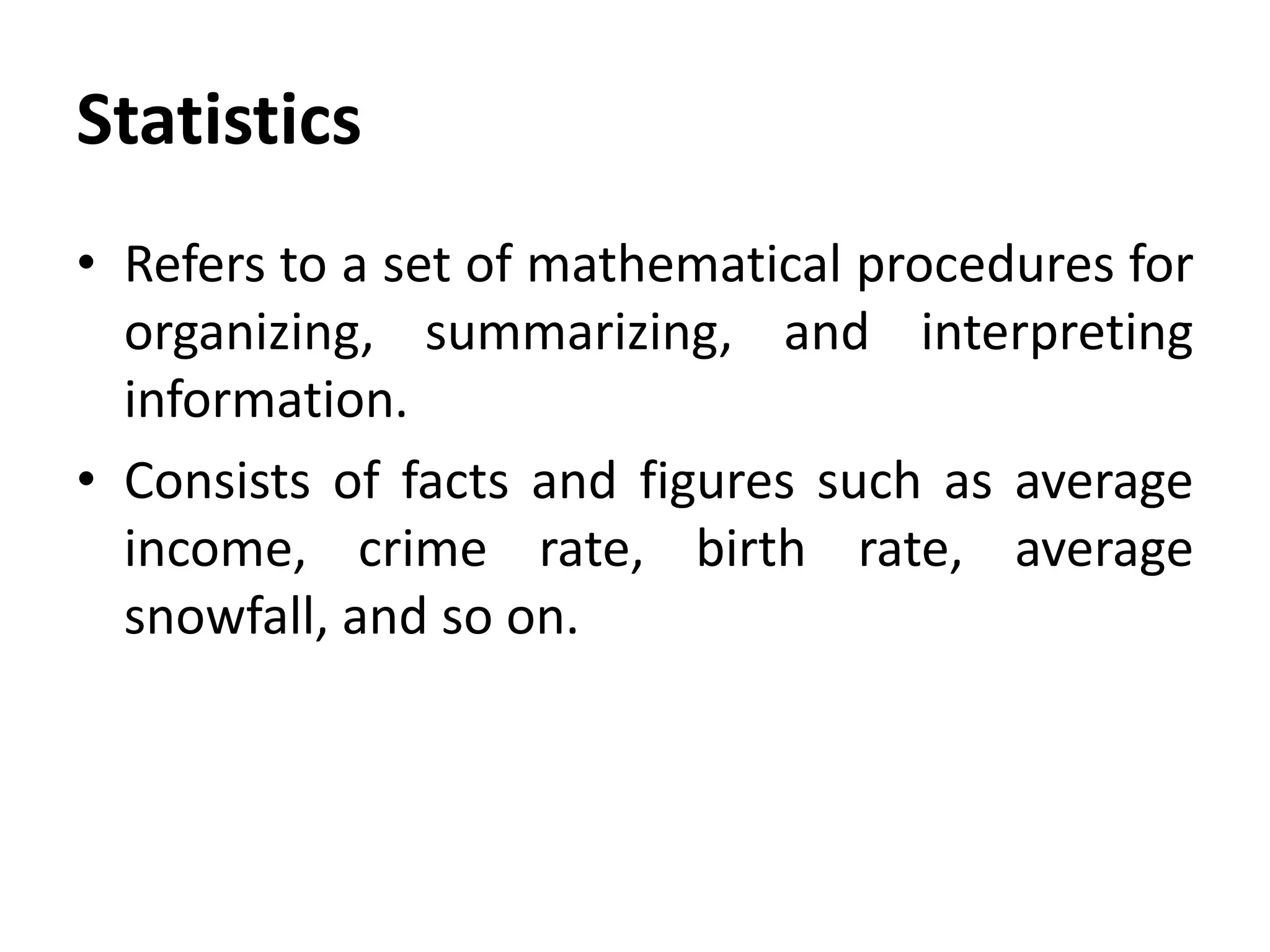 1 introduction to psychological statistics | PPTX