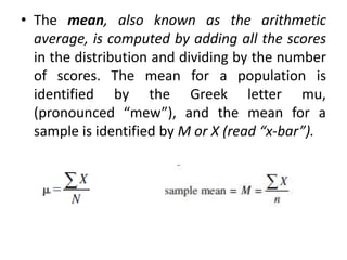 1 introduction to psychological statistics | PPTX