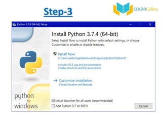 Introduction to python | PPTX