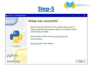 Introduction to python | PPTX