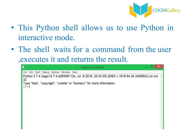 Introduction to python | PPT