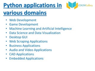 Introduction to python | PPTX