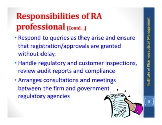 Regulatory Affairs Profession | PDF