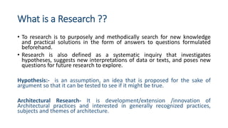 Introduction to Research | PPT