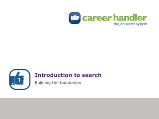 Introduction to your job search | PPT