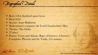 1 Introduction to Shakespeare | PPT