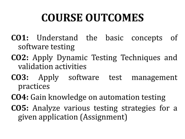 1introduction To Software Testing Part 1pptx