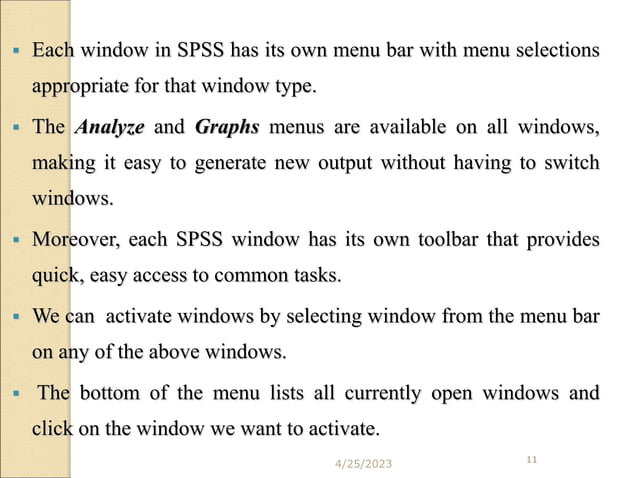 1 Introduction To Spssppt Operating Systems Computer Software And Applications