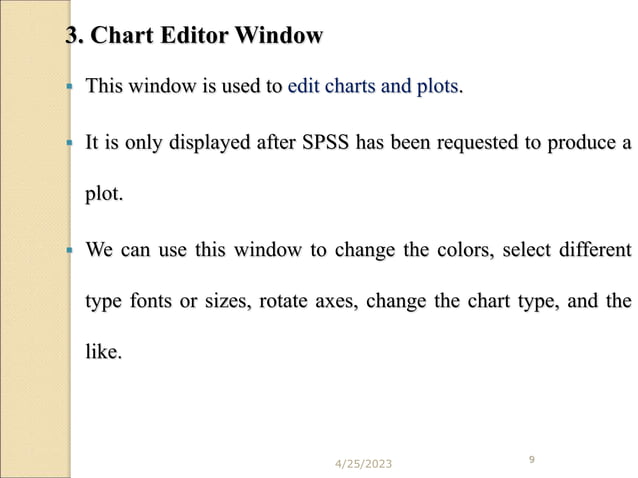 1 Introduction to SPSS.ppt | Operating Systems | Computer Software and Applications