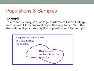 introduction to statistical theory | PPTX