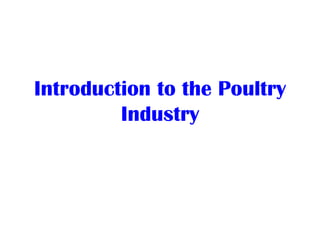 1 introductiontothe poultryindustry | PDF
