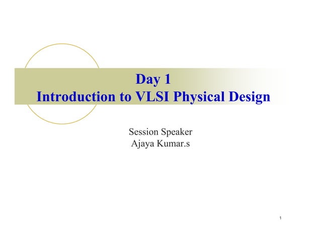 1 introduction to vlsi physical design | PDF | Physics | Science