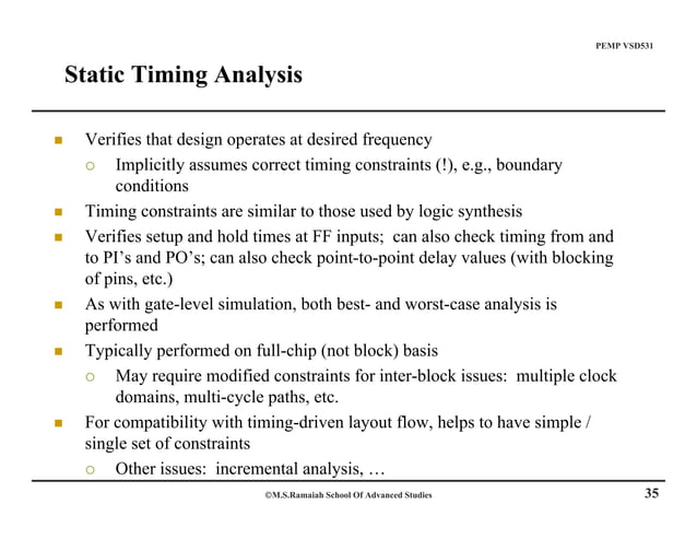 1 introduction to vlsi physical design | PDF | Physics | Science