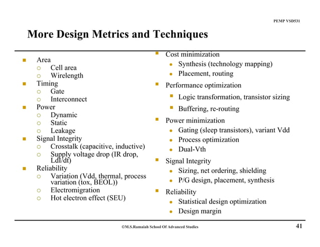 1 introduction to vlsi physical design | PDF | Physics | Science