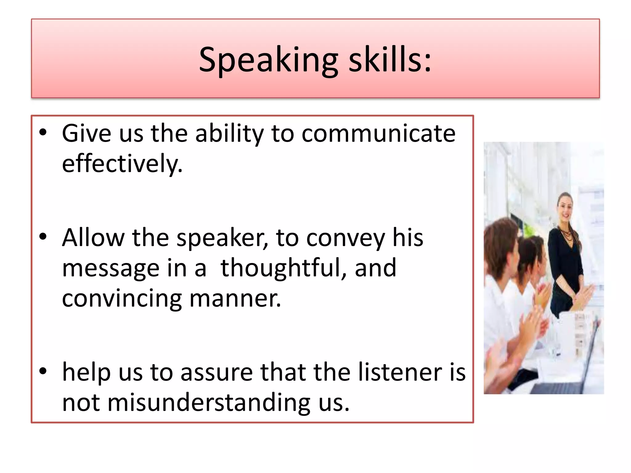 Speaking Skill | PDF