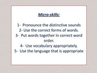 Speaking Skill | PDF