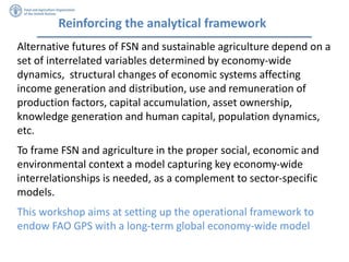 Long-term scenario building for food and agriculture: A global overall ...