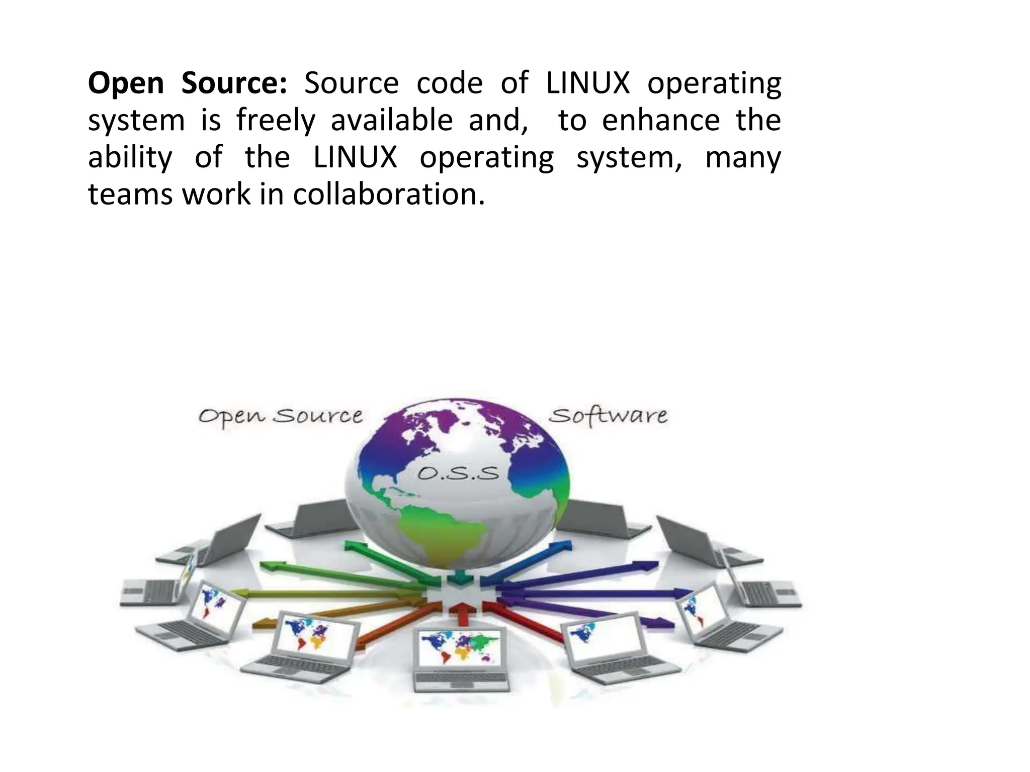1 Intro, Linux system Architecture, Features, File system Structure and applications.pptx