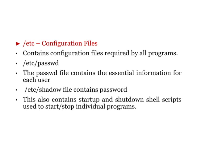 1 Intro, Linux system Architecture, Features, File system Structure and applications.pptx