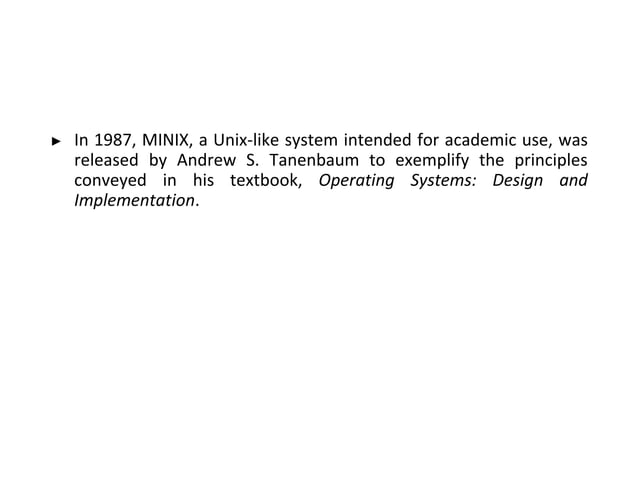 1 Intro Linux System Architecture Features File System Structure And Applicationspptx