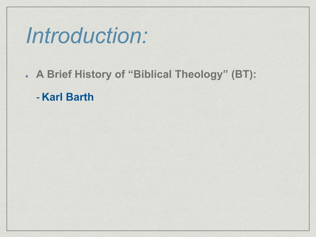 1 intro Theological Interpretation of scripture | PPTX | Christianity ...