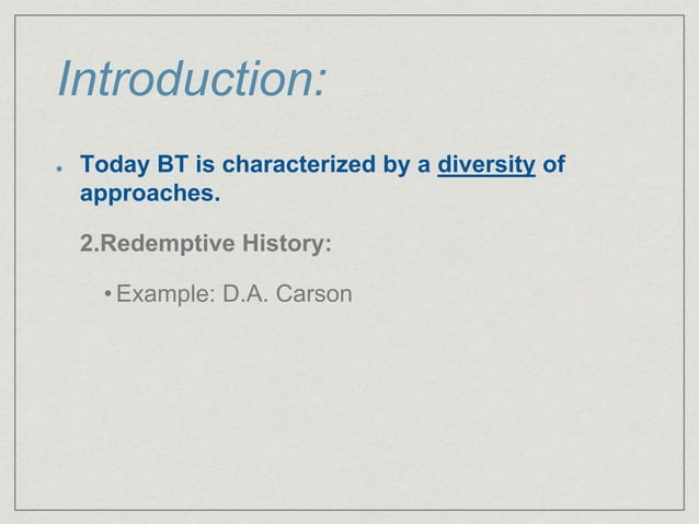 1 intro Theological Interpretation of scripture | PPT