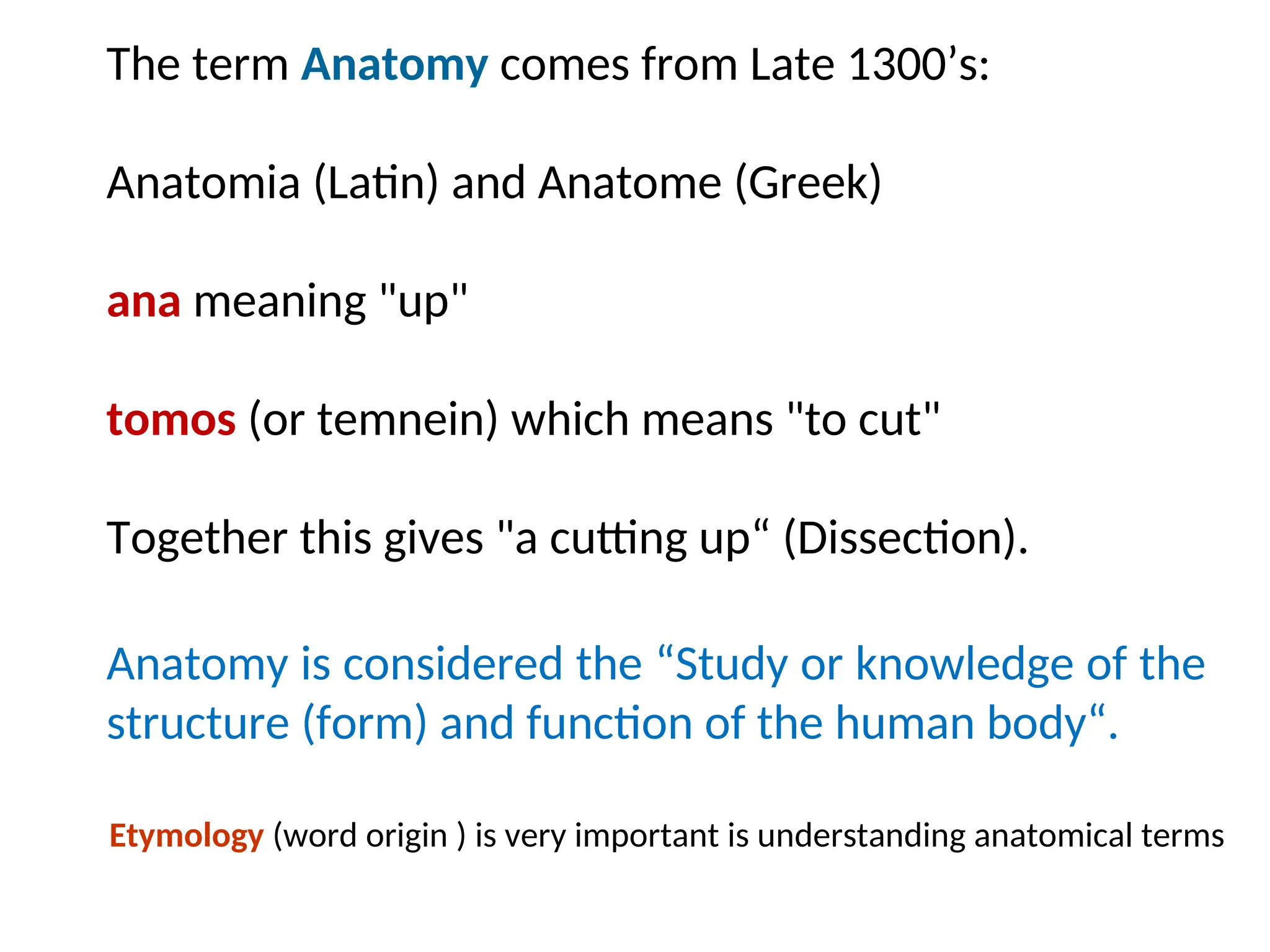 a wonderful presentation about intro to anatomy | PPT