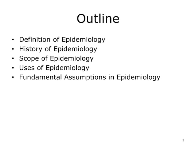 1 Intro to Epidemiology.pptx epidemiology | PPT