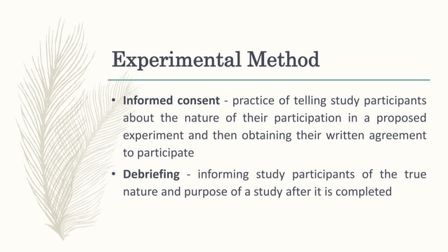 1 introduction to experimental psychology | PPTX
