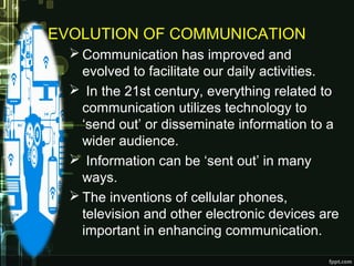 EMPOWERMENT TECHNOLOGY (INTRODUCTION TO INFORMATION COMMUNICATION ...