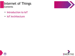 Introduction to IoT Architecture | PDF