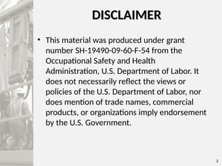 Introduction to occupational safety and Health | PPT