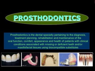 1 intro to prostho | PPT