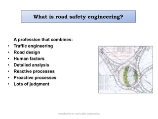 1 intro to road safety engineering | PDF